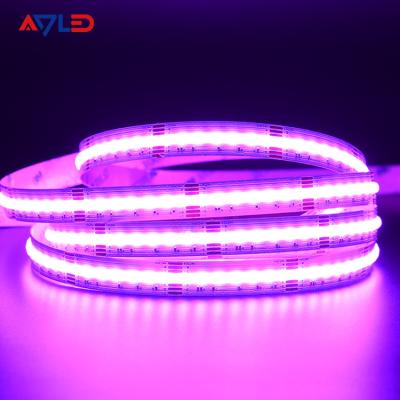 China Waterproof IP67 16w RGB CCT COB Led Strip Christmas Lights For Interior Decor for sale