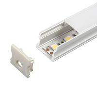 China Surface Mounted Linear ALU LED Profile Light With Diffuser For Led Strip for sale