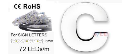 Cina Bianco Zig Zag Led Strip 72leds/Meter 12v 24v S Forma per la pubblicità in vendita