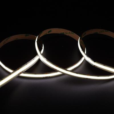 Cina 180° angolo del fascio 2700K-6500K IP67 IP20 CCT COB LED Strip per luminosità uniforme in vendita