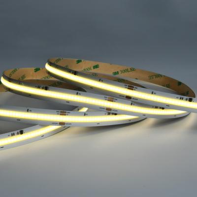 Cina 14W/M LED puro bianco digitale COB Strip Light 420 LED IP20 24V 5 Meter Per Roll in vendita