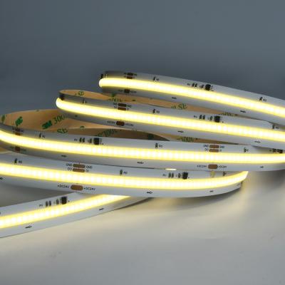 Cina 14W/M LED puro bianco digitale COB Strip Light 420 LED IP20 24V 5 Meter Per Roll in vendita