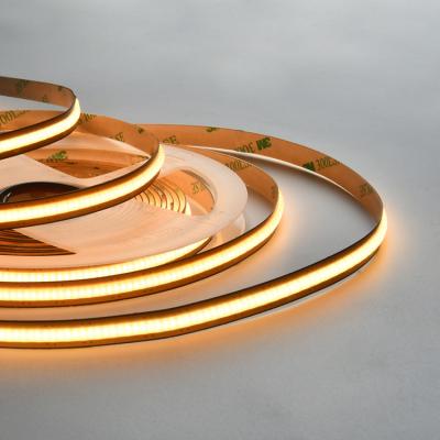 中国 自由に切れる高密度CRI90 Cob LEDストライプ DC12V DC24V 販売のため