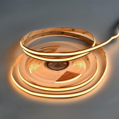 中国 自由に切れる高密度CRI90 Cob LEDストライプ DC12V DC24V 販売のため
