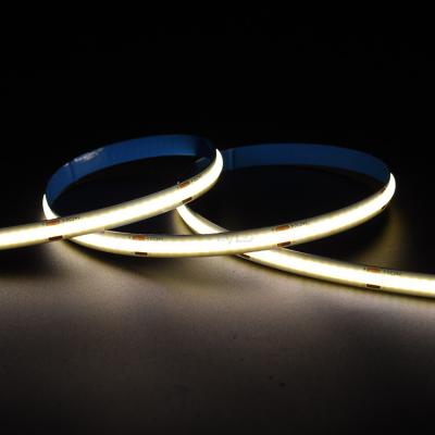 China High Density Dotless 480Leds Flexible COB Strip Light COB LED Strip 5Meters/Reel 8MM 12V/24V for sale