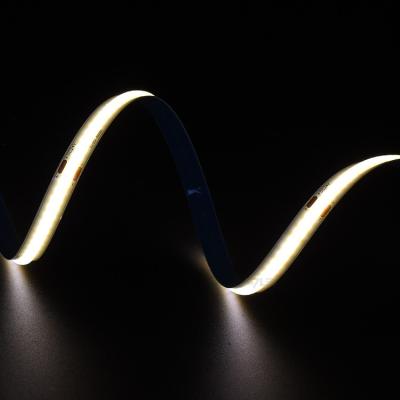 中国 COB LED ストライプライト ディムブル 直線 DC 12V 24V 16.4ft/5M 320leds/M CRI90 照明 販売のため