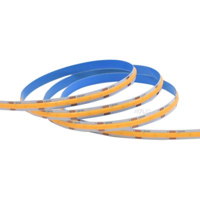 Cina Reel To Reel 480LEDS Cob Tape Strip 8mm Pcs Board 10W/M No Spots Led Strip Light in vendita