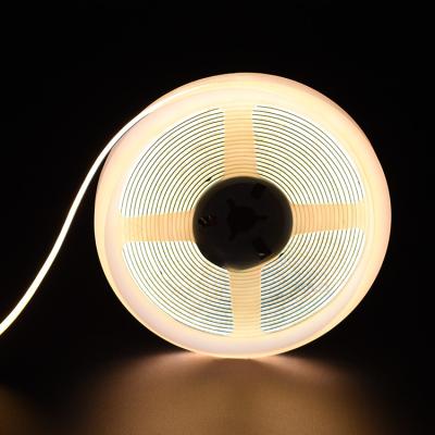 中国 5M 480LEDS COB ストライプライト DC12V 24V 4000K 高CRI IP20/IP67 評価 シームレス 汚れなし 販売のため