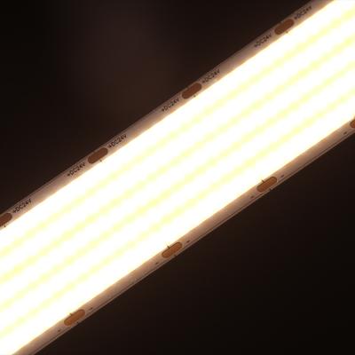 China 300LSE Self Adhesive IP20 Free Arbitrary Bending Super Bright High Density Linear Flexible Cob Tape 1600 Leds for sale