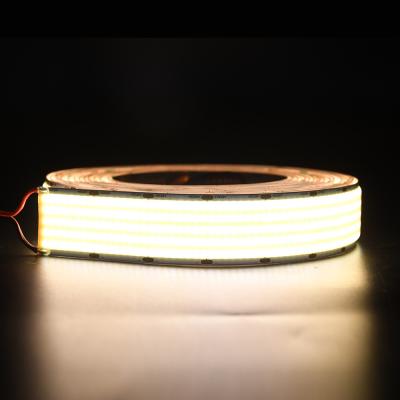 China 300LSE Self Adhesive IP20 Free Arbitrary Bending Super Bright High Density Linear Flexible Cob Tape 1600 Leds for sale