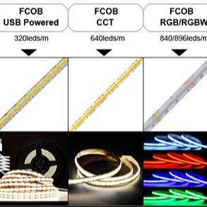 Cina Disegno ad altissima affidabilità ambientale luci RGB esterne 528led/m COB LED Strip Light in vendita