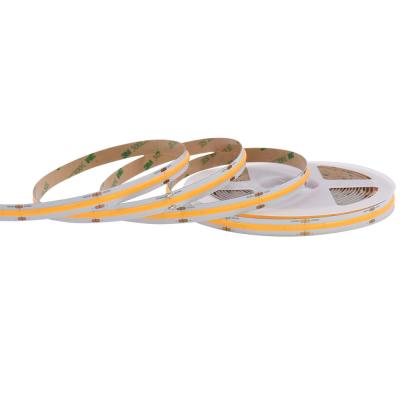 China High Brightness High CRI (90-98) COB Strip with 528 LEDs per meter, 10mm Width, DC24V LED Tape Light for sale