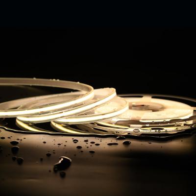 China 10mm PCB COB LED Strip 480 LEDs IP20/IP67 DC12V/DC24V à prova d'água CRI 90 8MM Largura do PCB à venda