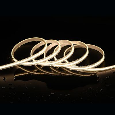 China 480Leds Compact 8mm COB LED Strip Light for DC12V/24V Applications Seamless Design for sale