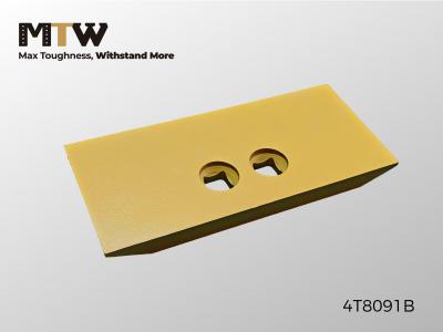 China 4T8091 Bolt-On Cutting Edge DBF 25×344×158 2 Holes Loader Cutting Edge Segment for sale