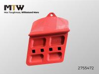 China 2755472 Half Arrow Segment 121KG 988H Wheel Loader Wear Part for sale