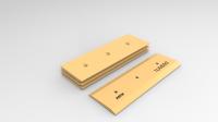 China 1U0593 DBF Cutting Edge 30×360×1317mm Heavy Duty Wear Part 97.1KG for sale