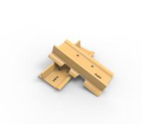 China SG216D-14.3 SG Track Shoe 14.3×250×560mm Heavy Duty Undercarriage Wear Part 21.9KG for sale