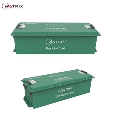 Cina batteria del fosfato del ferro del litio di colore verde 16S2P di 51v 160ah per il carretto di golf in vendita