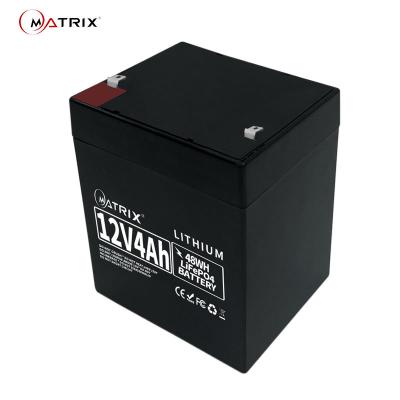 Cina cicli 2000-5000 di vita profondi della batteria ricaricabile del ciclo del litio LiFePO4 di 12V 4Ah in vendita