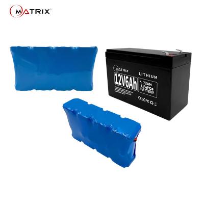 Cina 5000 cicli profondi di lunga vita della batteria al litio 12V 6Ah del ciclo dei cicli in vendita