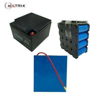 Cina batteria del fosfato del ferro del litio di 12volt 24ah per i sistemi di memorizzazione a energia solare di cicli iniziali di sostegno in vendita