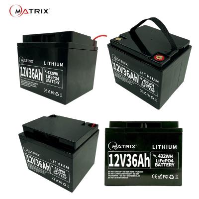 Cina batteria LFP del fosfato del ferro del litio di 12V 36Ah per il commutatore di rete dei server dei computer in vendita