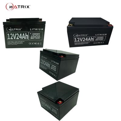 Cina batteria al litio profonda del ciclo 12V24Ah per il CCTV di BANCOMAT di sostegno di cicli iniziali dei server in vendita