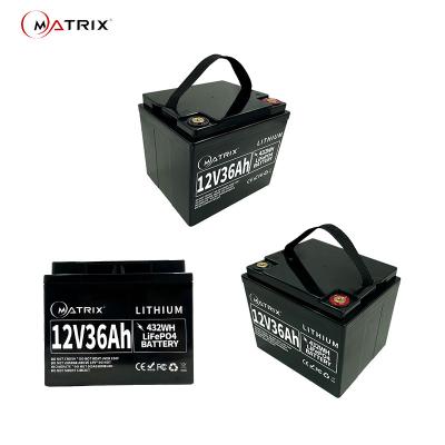 Cina Batteria al litio profonda 4S6P del ciclo 12V 36Ah per i sistemi di memorizzazione solari dell'energia eolica in vendita