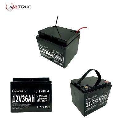 Cina Batteria al litio di 4S6P LiFePO4 12V 36Ah per il commutatore di rete dei server dei computer in vendita