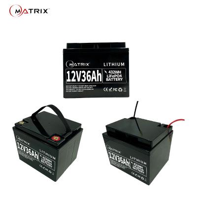 Cina Batteria al litio di 4S6P LiFePO4 12V 36Ah per il commutatore di rete dei server dei computer in vendita