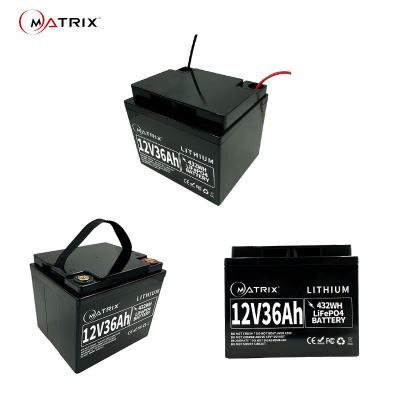 Cina Batteria al litio di 4S6P LiFePO4 12V 36Ah per il commutatore di rete dei server dei computer in vendita