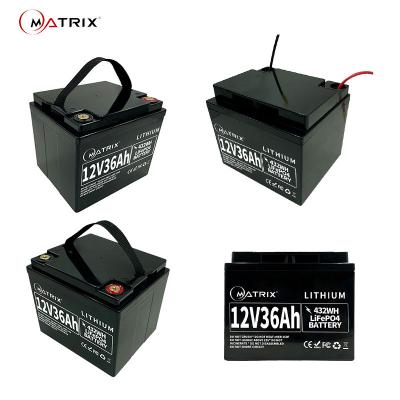 Cina batteria di 12V 36Ah 4S6P LFP per i sistemi di memorizzazione solari dell'energia eolica dei server dei computer e del commutatore di rete in vendita