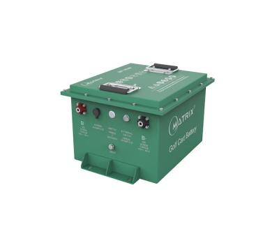 Cina Matrix 38V 105Ah Golf Cart Batteria al litio ferro fosfato integrata Smart BMS in vendita