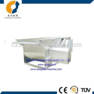 China chicken plucking machine/Horizontal type immersion & de-feathering machine feather cleaning machine for sale