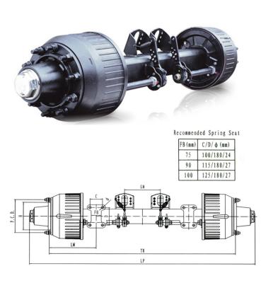 China trailer axle,German Axle for sale