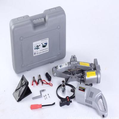China silver /yellow color 1-10 tons 12V electric car jack with electric impact wrench for sale