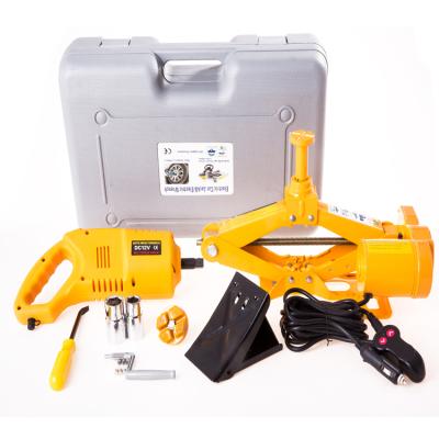 China automatic emergency tools 1-10 tons electric car jack with electric impact wrench for sale