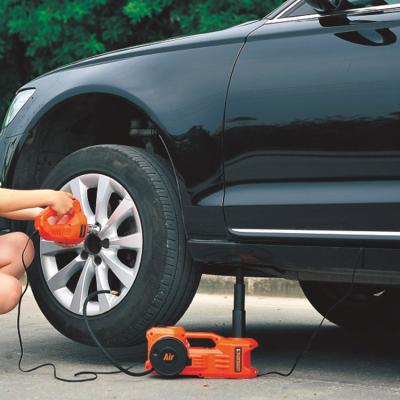 China 3 in1 electric jack with impact wrench inflating pump for sale
