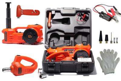 China New 2016 3 in 1 Car Electric Jack Set with lifting inflating electric wrench for sale