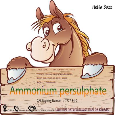Cina Persulfato di ammonio (APS) certificato ISO 9001 e ISO 14001 Purezza 99% Polvere cristallina bianca si decompone a 120°C in vendita