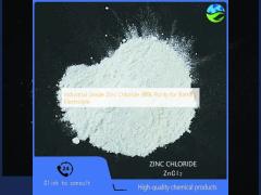 Industrial Grade Zinc Chloride 98% Purity for Battery Electrolyte