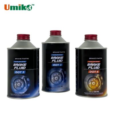 Cina 350 ml di piccola lattina di DOT 3 Car Brake Fluid per la manutenzione e la sostituzione dell'auto in vendita