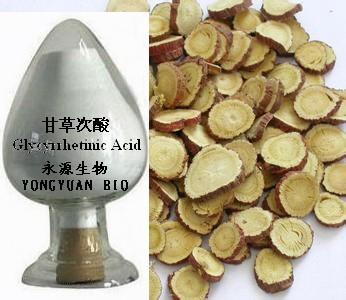 China Glycyrrhetinic Acid 98% CAS No.: 471-53-4, high quality Anti-inflammatory, 100% natural, Shaanxi yongyuan Bio-Tech for sale