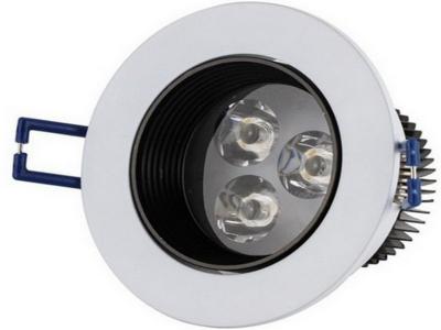 China Energy Saving LED Recessed Ceiling Lights / Downlight Waterproof 3x1W 250Lm IP44 for sale