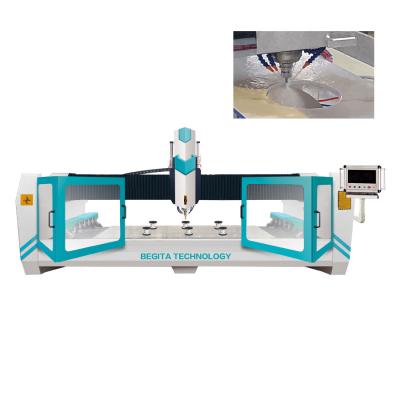 China NC Studio Control System CNC Stone Carving Machine for Counter Top Etc à venda