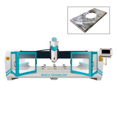 Cina High Precision CNC Stone Carving Machine with Worktable Size 1400x3000mm in vendita