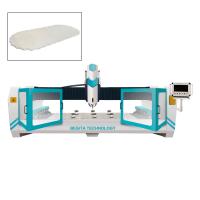China Professional Computer Numerical Control Stone Carving Machine Feed Height 350mm for sale