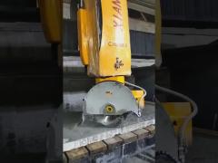 CNC Control 5 Axis Rotating Blade Bridge Cutting Milling Machine For Granite