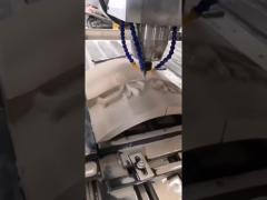 CNC 1500x3000mm Table Arc Slab 4 Axis Engraving Machine For Wood Granite Marble